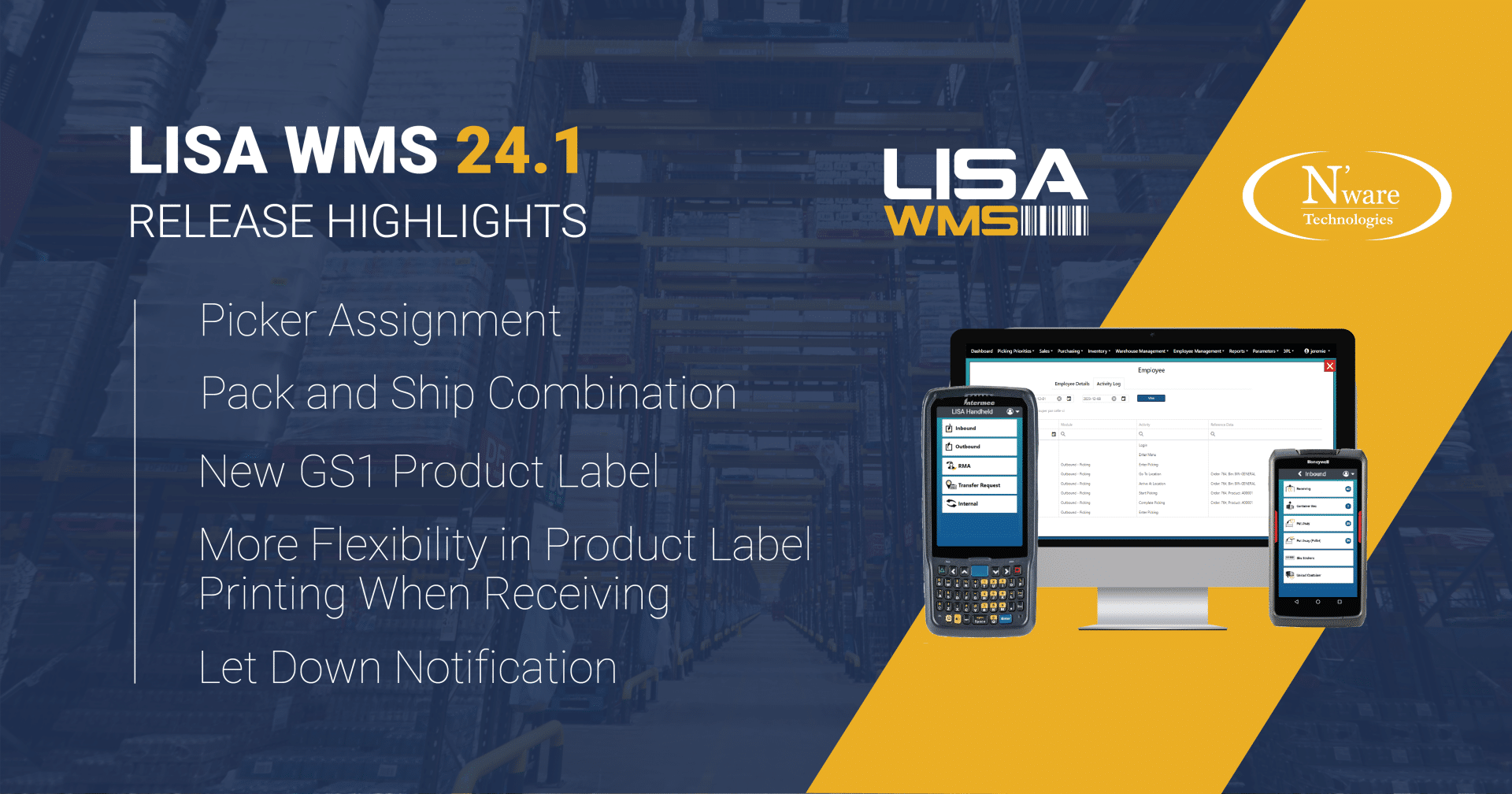 LISA WMS pour SAP BUSINESS ONE - Points forts de la version 24.1 - LISA Distribution